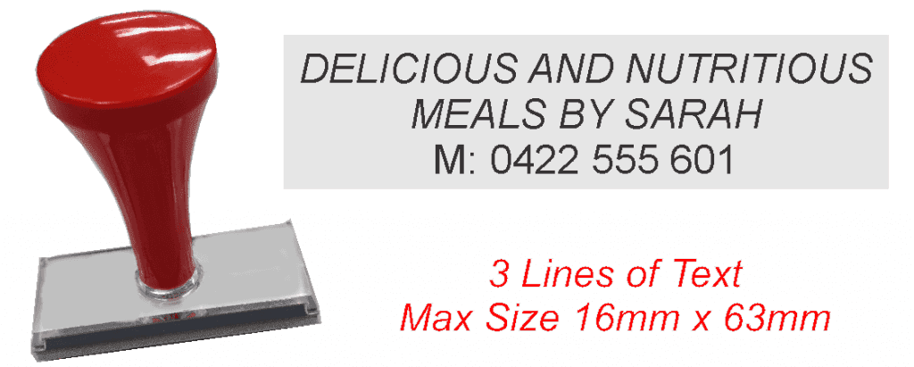 Custom Hand Stamps Brisbane, Sydney, Melbourne | Mr Rubber Stamps